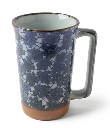 Blue Floral Mug – Good Life Tea