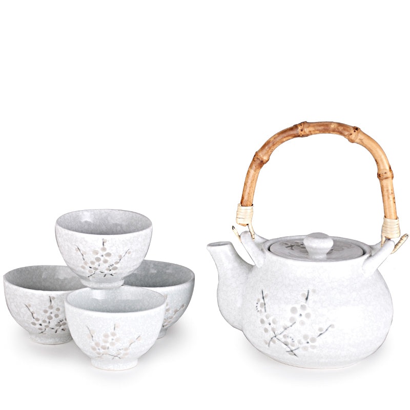 White Cherry Blossom Tea Set – Good Life Tea